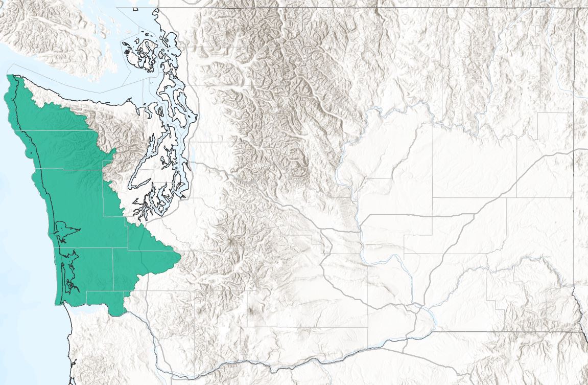 Washington State Coastal Zone Map – IWKYZ